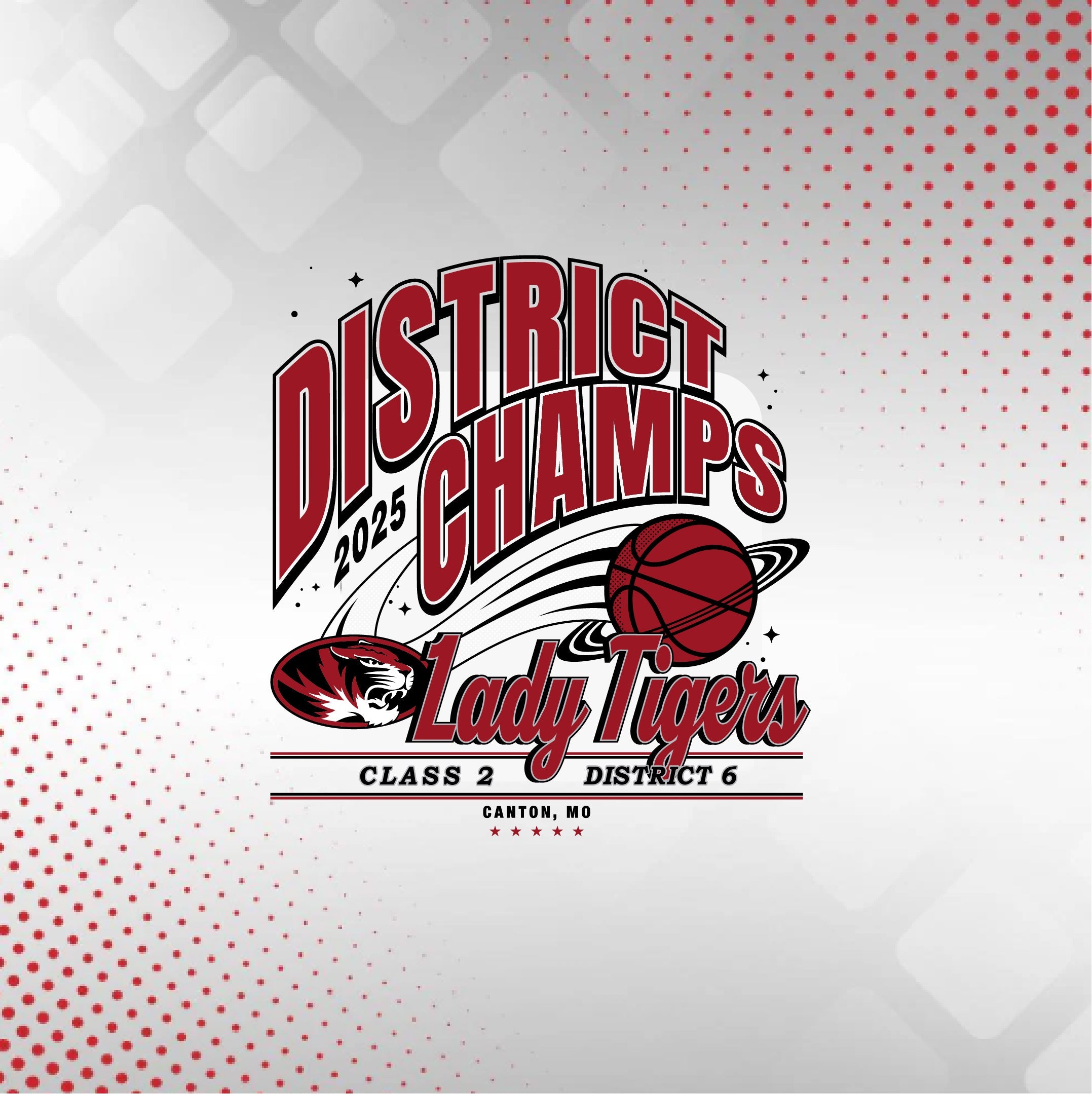 Canton Tiger Basketball District Champs 2025