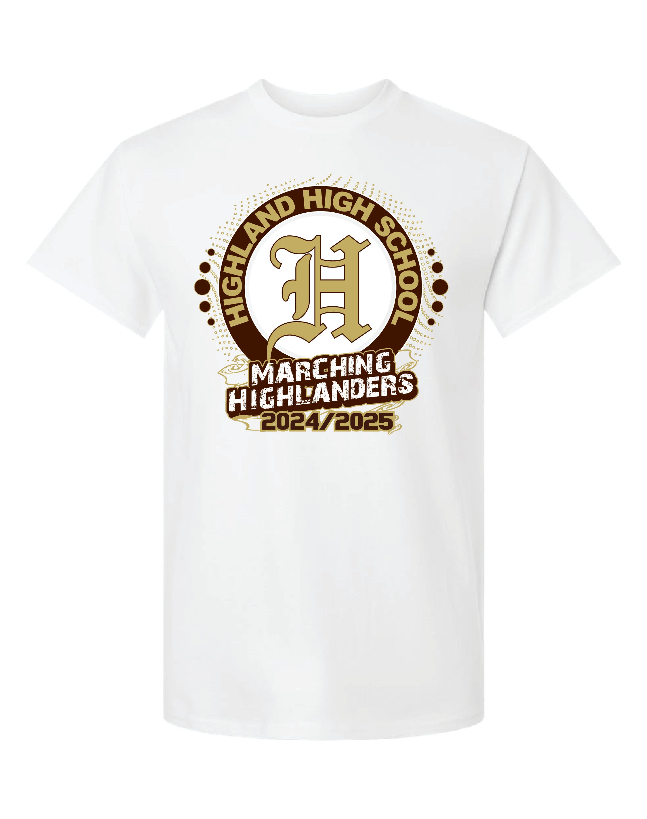 Highland Band 2024 - Parade List T-Shirt